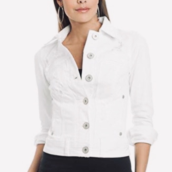 G by Guess | Jackets & Coats | G By Guess White Jean Jacket | Poshmark